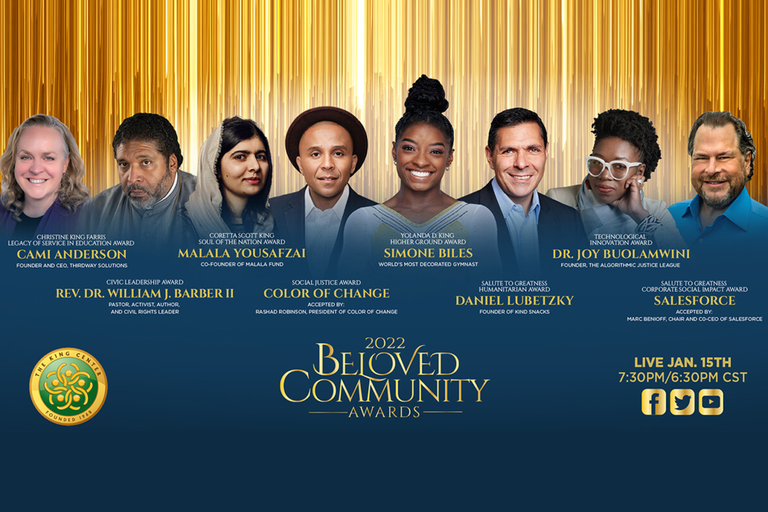 2022 Beloved Community Awards – Save the Date - Bernice A. King