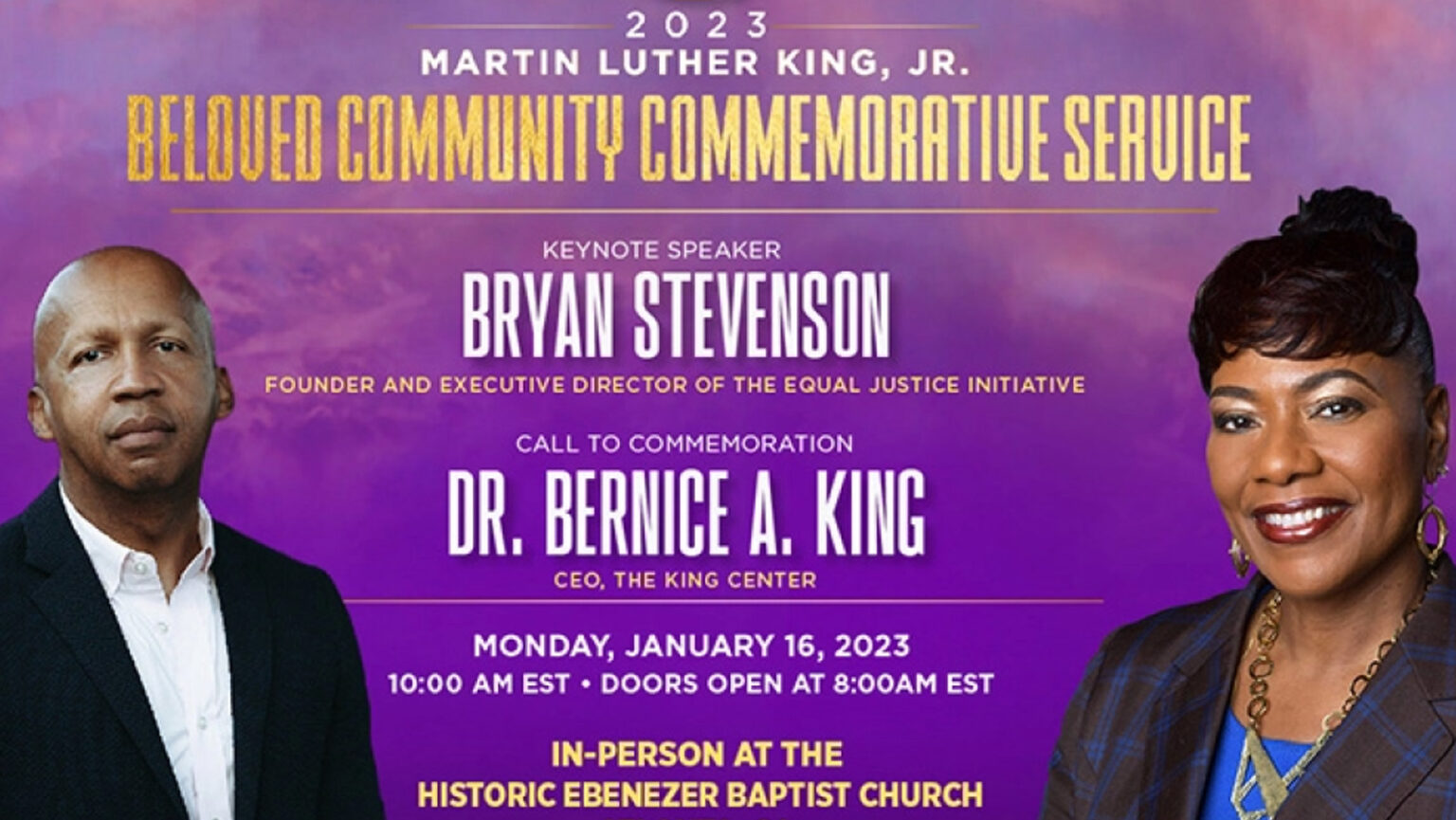 2023 Martin Luther King, Jr. Beloved Community Commemorative Service at ...
