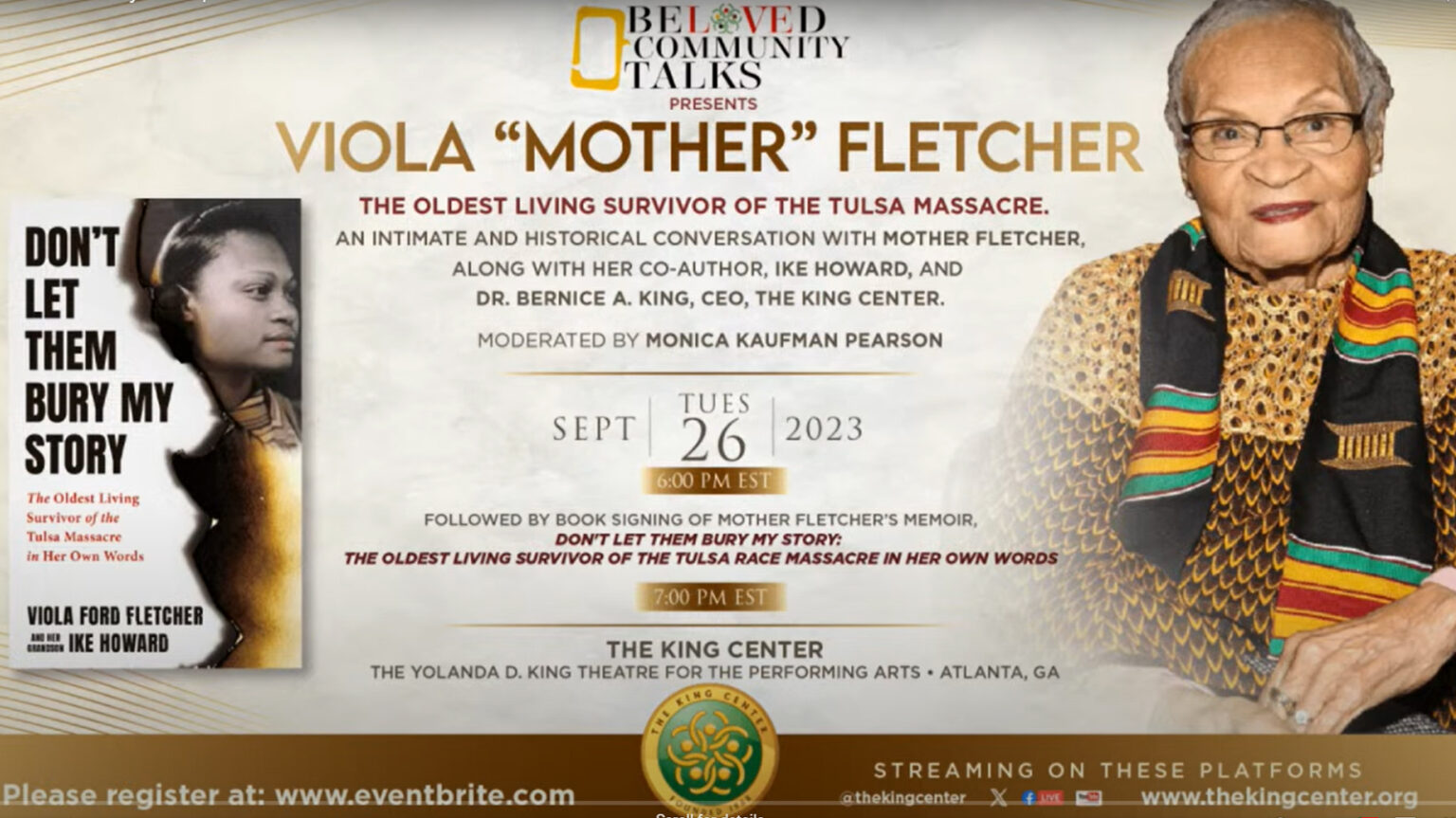 Beloved Community Talks | An Intimate and Historical Conversation with ...